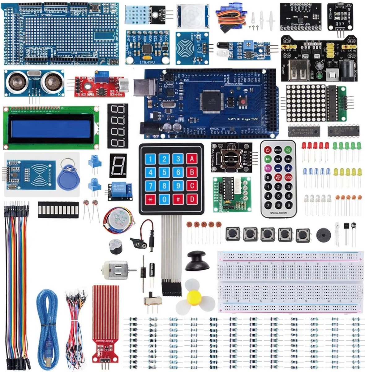 Bol Deluxe Starter Kit V3 Voor Arduino Starters Set Met GWS bol-deluxe-starter-kit-v3-voor-arduino-starters-set-met-gws