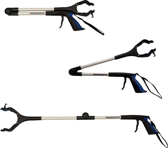 Pakkomaatje, grijper, grijpstok, opvouwbaar, 83 cm, van aluminium, met ...
