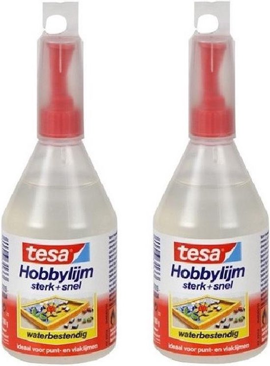 Tesa hobbylijm - 3x - 90 gram - hobby - knutselbenodigdheden - lijm ...