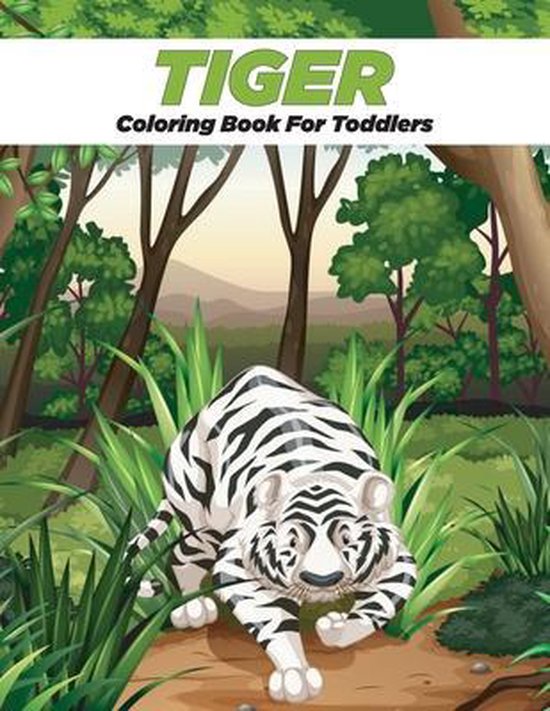 Tiger coloring book for toddlers, Mashud Printing Press | 9798724414388 ...