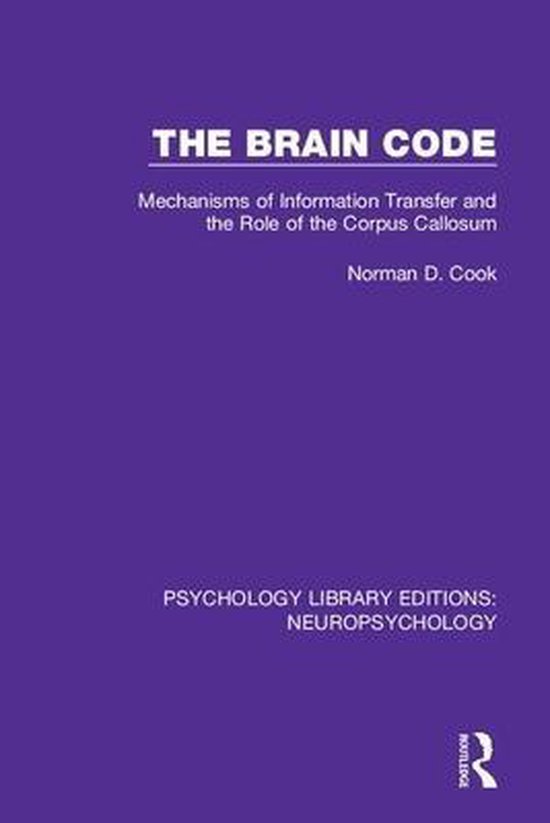 Psychology Library Editions: Neuropsychology-The Brain Code, Norman D ...