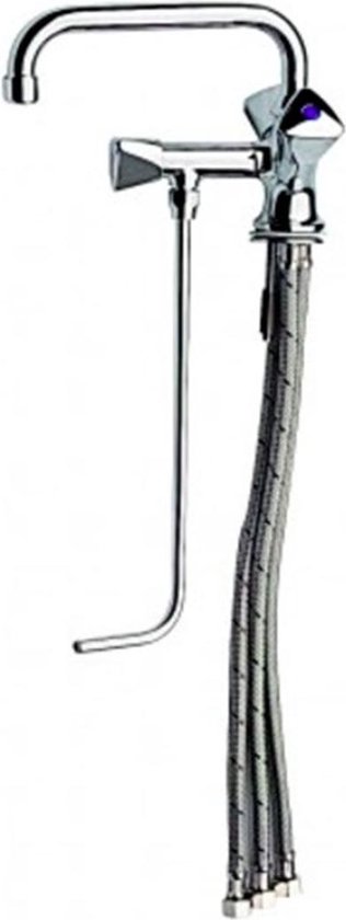 Waterarmatuur, Waterkraan - Mengkraan voor 1 wasbak - Positie druk | bol