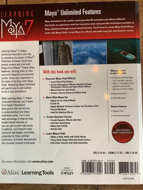 Learning Maya 7 Maya Unlimited Features, Alias | 9781897177020 | Boeken ...