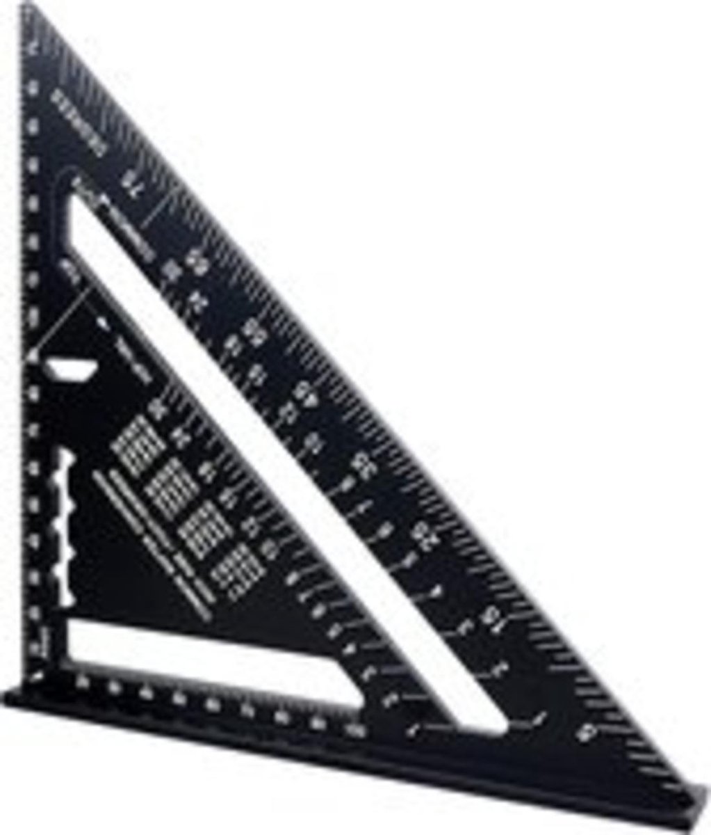 bol.com | Meethaak - Winkelhaak - Combihaak - 150 mm - 45 en 90 Graden