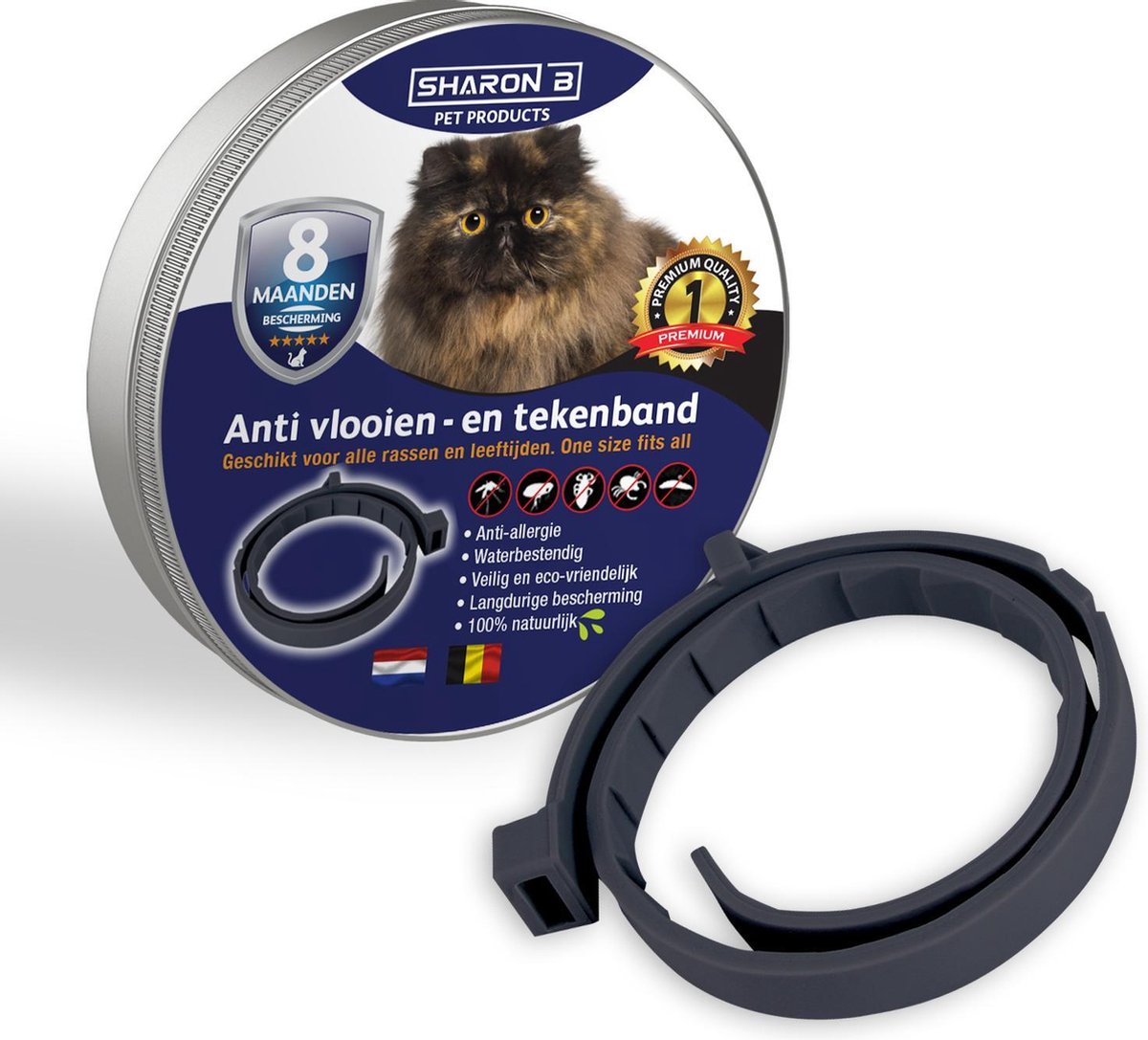 Vlooienband voor katten - 100% natuurlijk - Geen pesticiden - vlooien ...