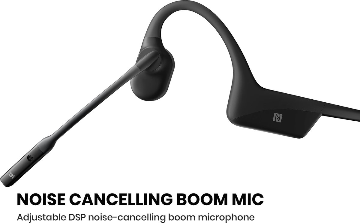 Aftershokz OpenComm Bone conduction headset - Black | bol