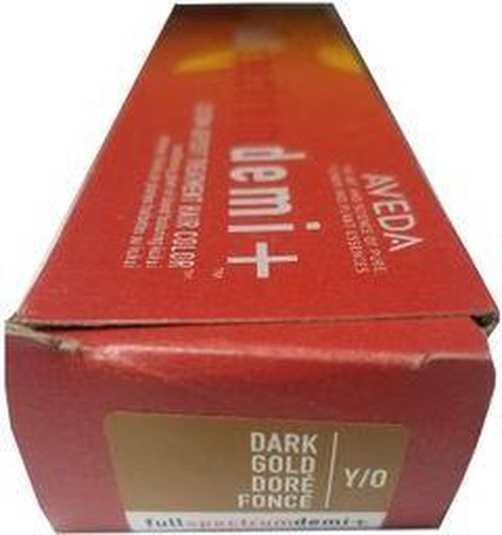 Aveda full spectrum demi+ color 80g dark gold Y/O | bol