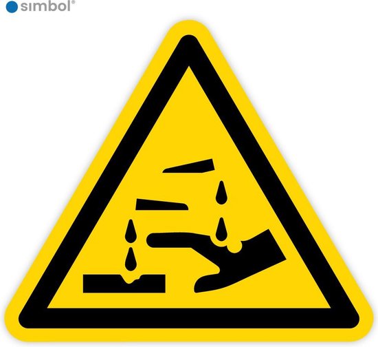 Simbol - Stickers Bijtende Stoffen - Bijtend (W023) - Duurzame ...