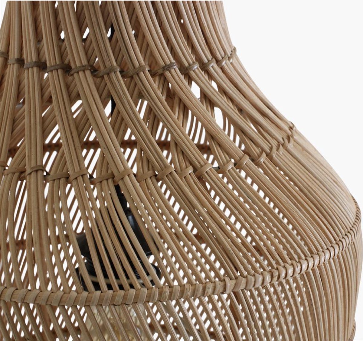 Raw Materials Maze Hanglamp - Groot - Natural - Rotan | bol.com