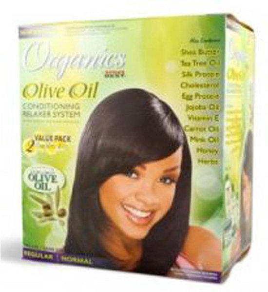 AFRICA BEST -ORGANIC- OLIVE RELAXER KIT REGULAR DOUBLE | bol