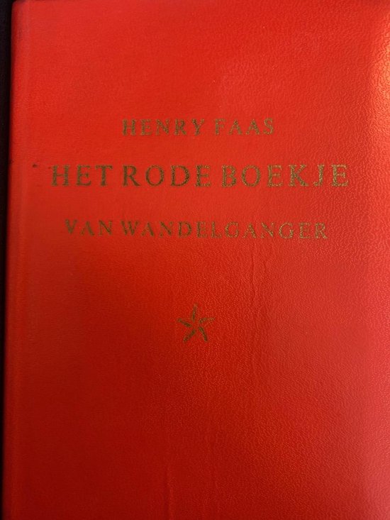 Rode boekje van wandelganger - Faas | bol