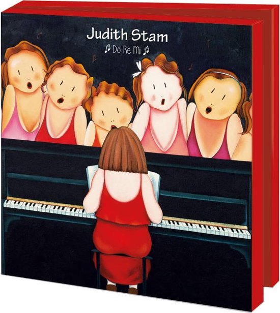 Kaartenmapje met env, vierkant: Do Re Mi, Judith Stam | bol.com