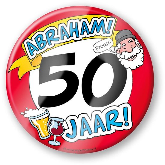 Dessous de bière - 50 ans - Abraham - 6 pièces | bol.com