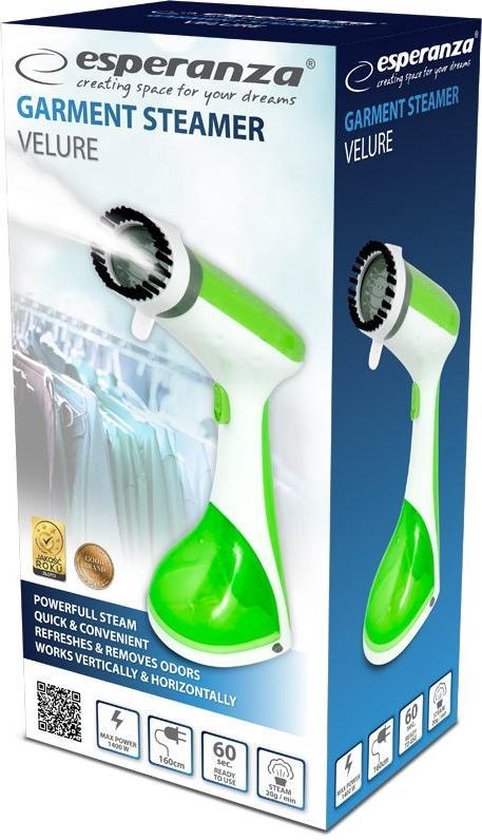 Esperanza Kleding Stomer - 1400 Watt - Stoom Apparaat Voor Kleding ...