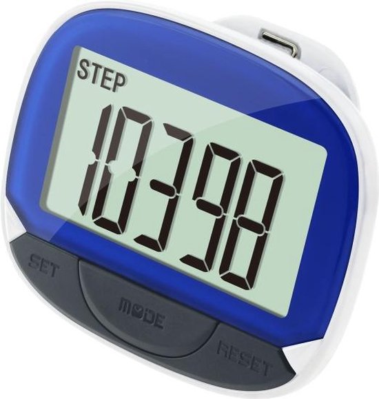 Stappenteller Klok 3D Stappenteller Clip Gebruiksvriendelijk LCD-scherm ...