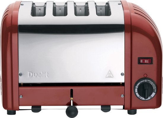 Dualit Vario Broodrooster - Met Ontdooifunctie & Timer - Rood - 4 Extra ...