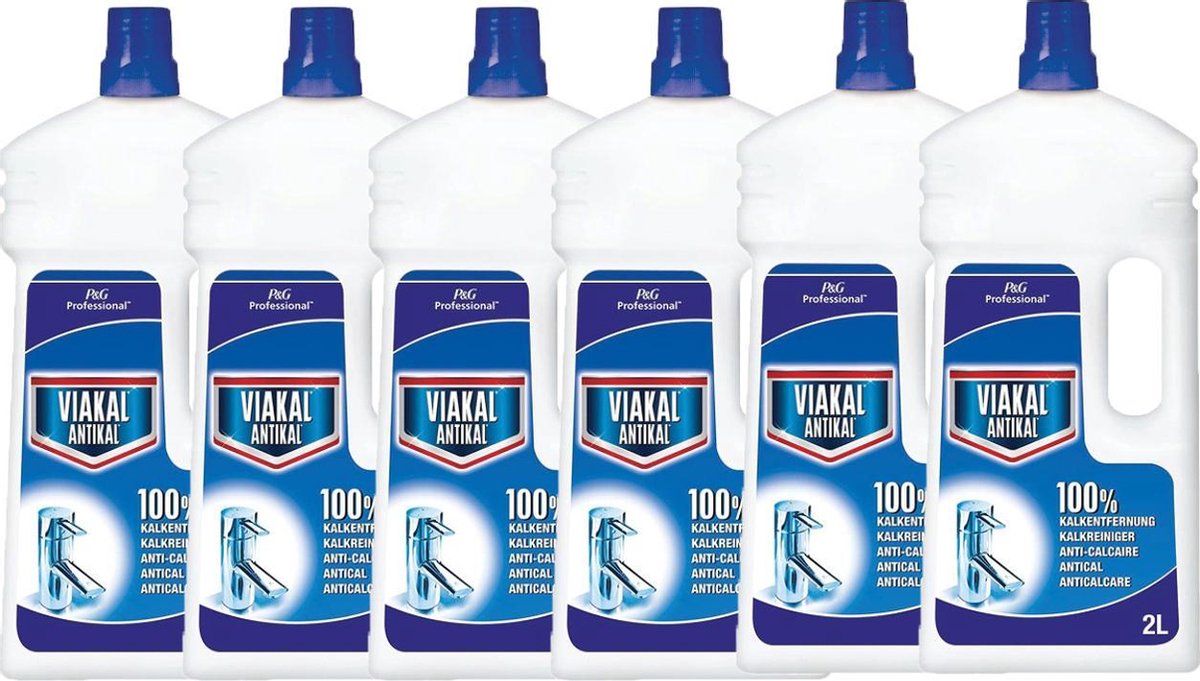 Viakal / Antikal - Professionele Kalkreiniger - Antikalk - 6 x 2L ...