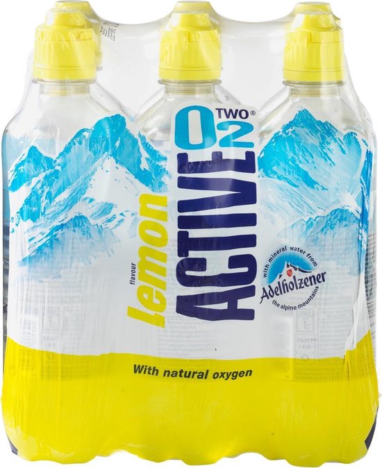 Active O2 Sportdrank Lemon Tray 12 petfles 50cl | bol.com