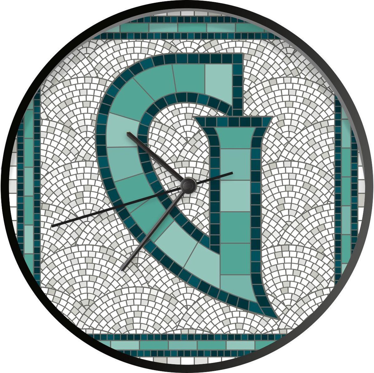 Klok Illustration Lettre G Ø 30 cm - Une illustration de la lettre G en ...