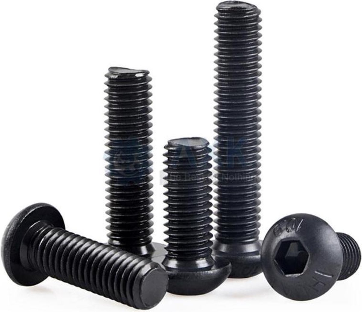 Grade 10.9 gelegeerd stalen schroeven inbus ronde kop dop, schroef ...