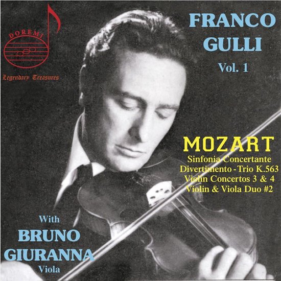Wolfgang Amadeus Mozart: Frano Gullli. Vol. 1, Franco Gulli | CD (album ...