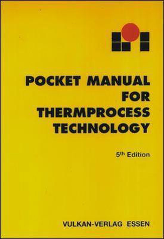 Pocket Manual for Thermprocess Technology | 9783802729003 | LOI ...