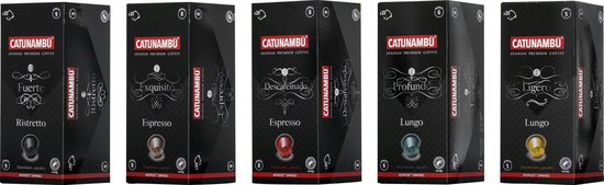 Catunambú Koffiecups Assortibox 5 x 20 capsules EXTRA VOORDELIG ...