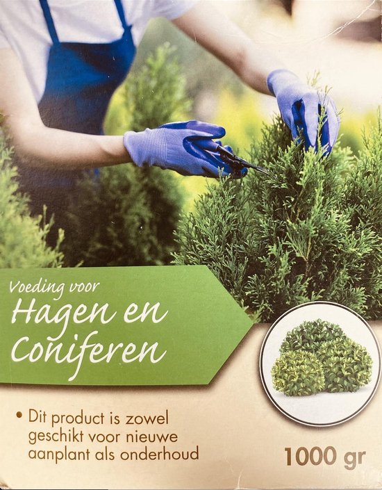 Voeding voor hagen en coniferen - 1kg | bol