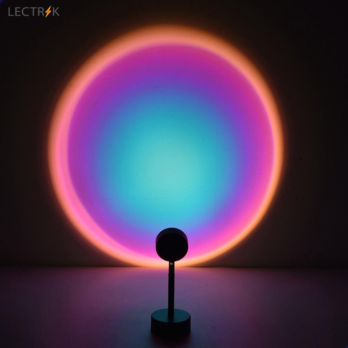 LECTRIK Sunset Lamp - Rainbow Lamp - Mini Lamp - Tik Tok | bol.com