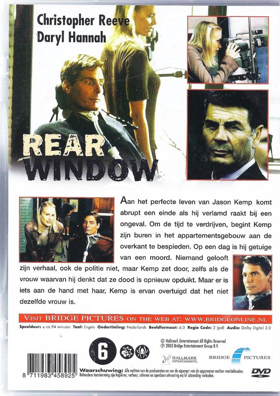 bol.com | Christopher Reeve - Rear Window (Dvd), Julie Barker | Dvd's