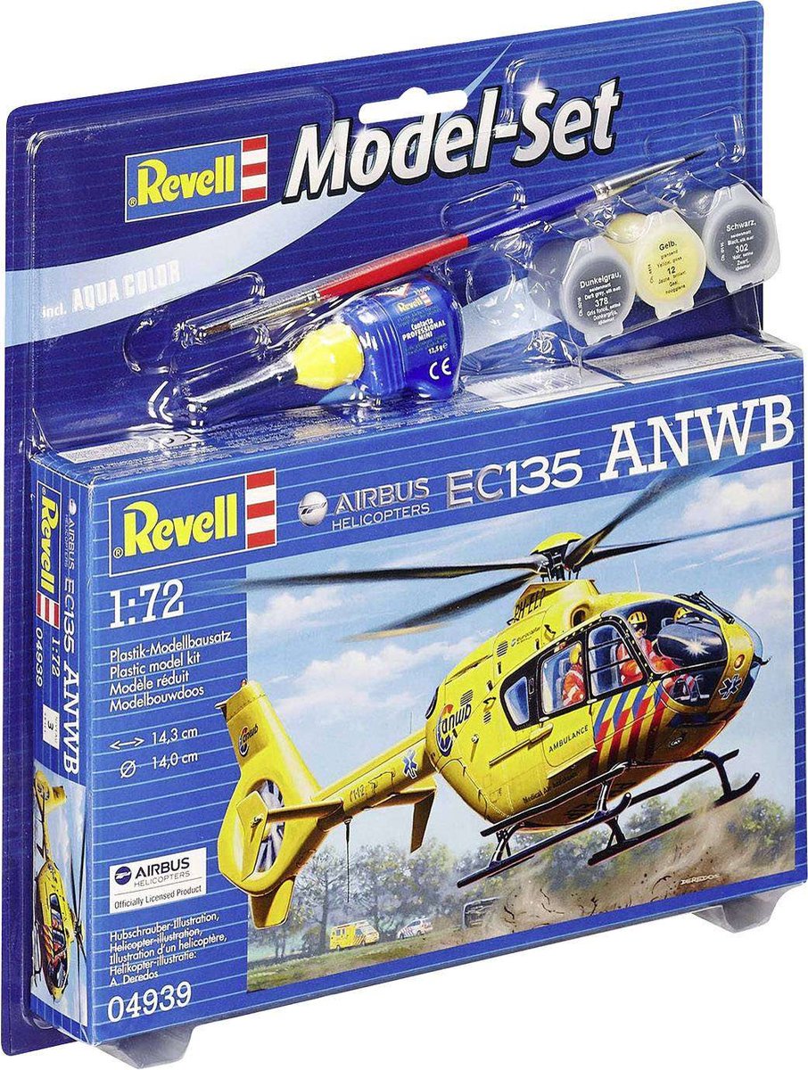 Revell MODEL SET AIRBUS HELI EC135 ANWB 64939 | bol.com
