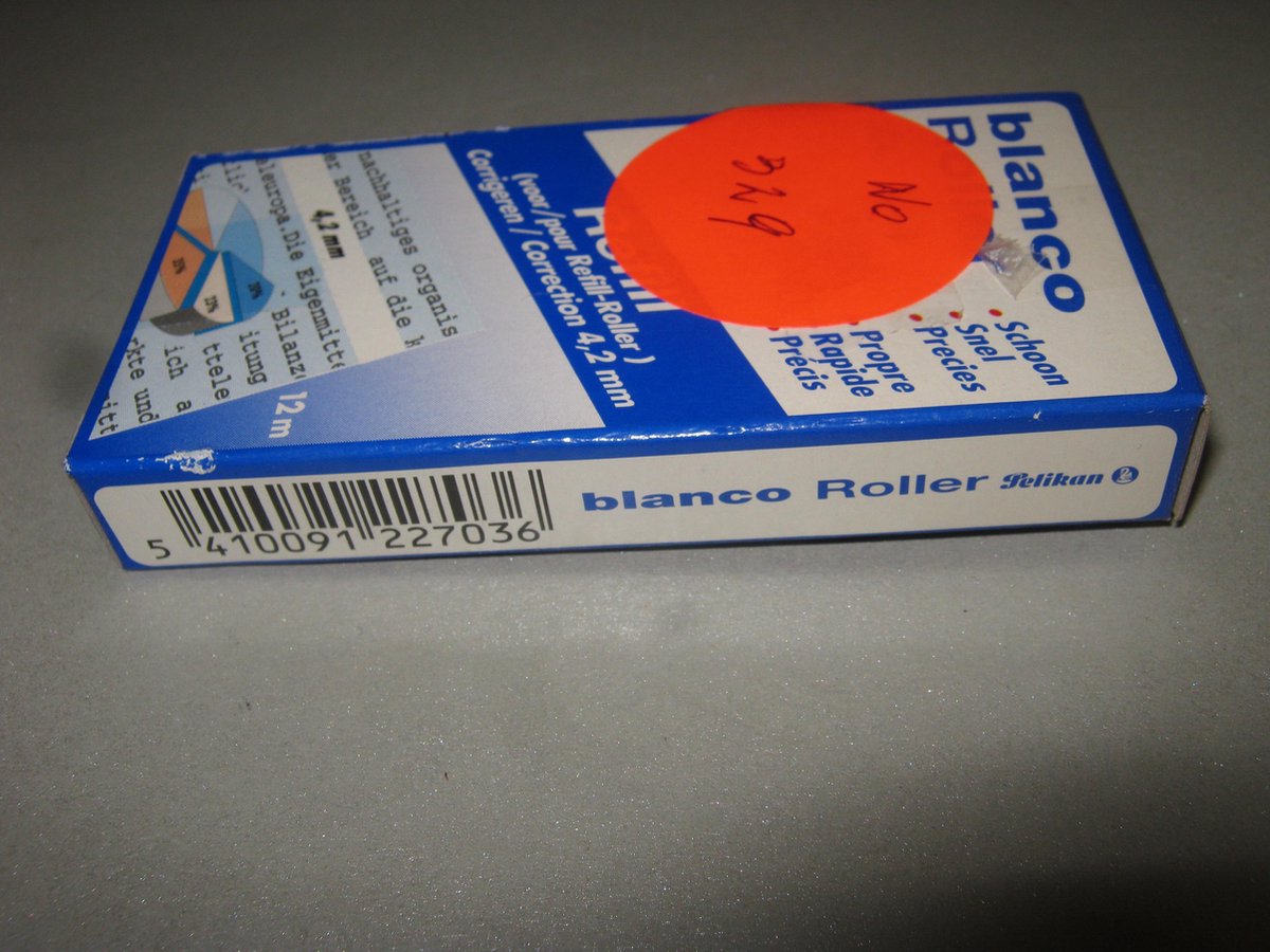 Pelikan blanco Roller refill 4.2mm x 12mtr Navulling | bol.com