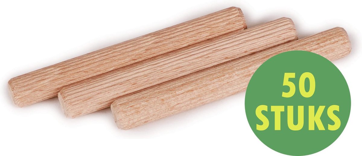 Deuvels | 10x80 mm | 50 stuks | Duurzaam | AMCO | Klussen / Hobby ...