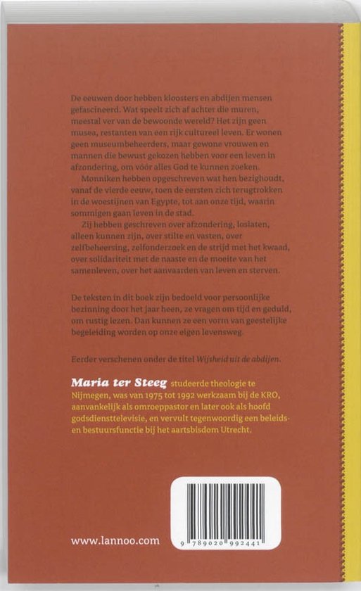 Een jaar wijsheid uit de abdijen, Maria ter Steeg | 9789020992441 ...