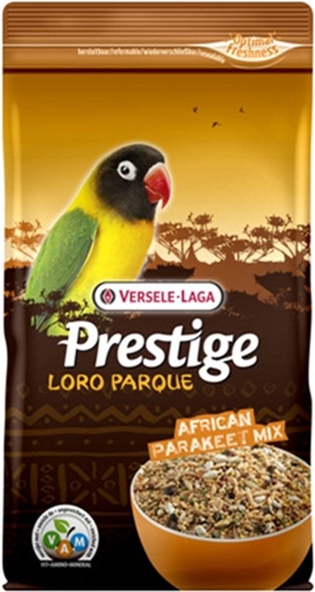 Prestige premium loro parque afrikaanse grote parkiet mix - 1 kg - 1 stuks | bol