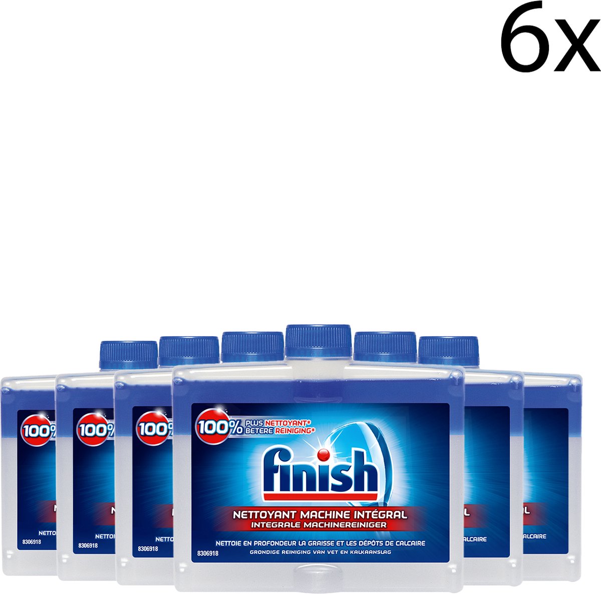 Finish Integrale Machinereiniger Regular Vaatwasser - 250 ml x6 | bol.com