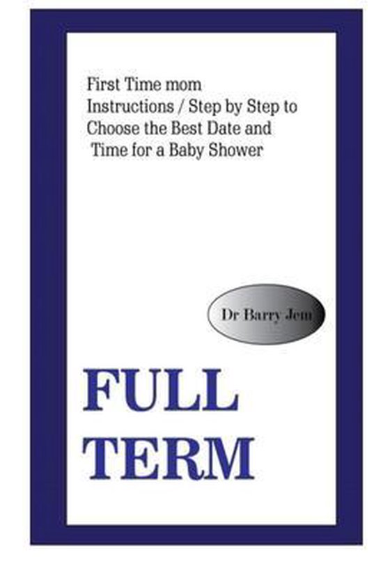 Full Term, Barry Jem | 9798733839677 | Boeken | bol.com