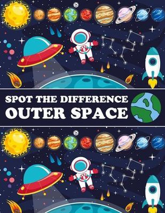 Activity Book for Kids- Spot The Difference Outer Space ...