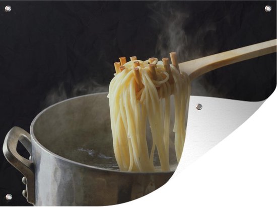 Tuin decoratie Spaghetti die wordt gekookt - 40x30 cm | bol.com