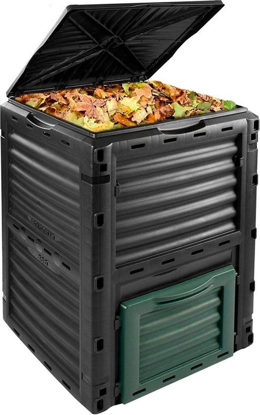 Poubelle à compost Teien 300 litres - composteur / composteur PP ...