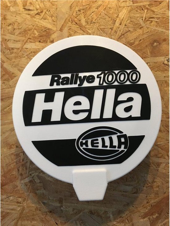 Rallye 1000 beschermkap wit bedrukt - Hella Cover | bol.com
