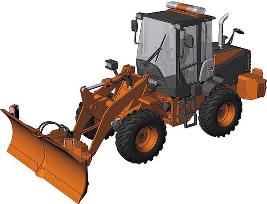 1:35 Hasegawa 66102 Hitachi Wheel Loader ZW100-6 Multiplow (Snowplow) Plastic... | bol