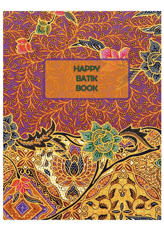HappyBook - Notitieboek - Batik - Indonesië - Blanco - Softcover ...