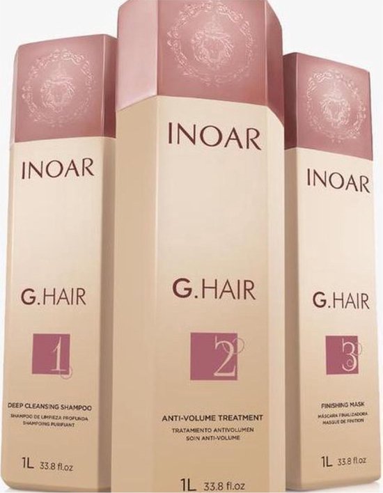 INOAR GHAIR 3x1000ml BRAZILIAN KERATIN TREATMENT | bol.com