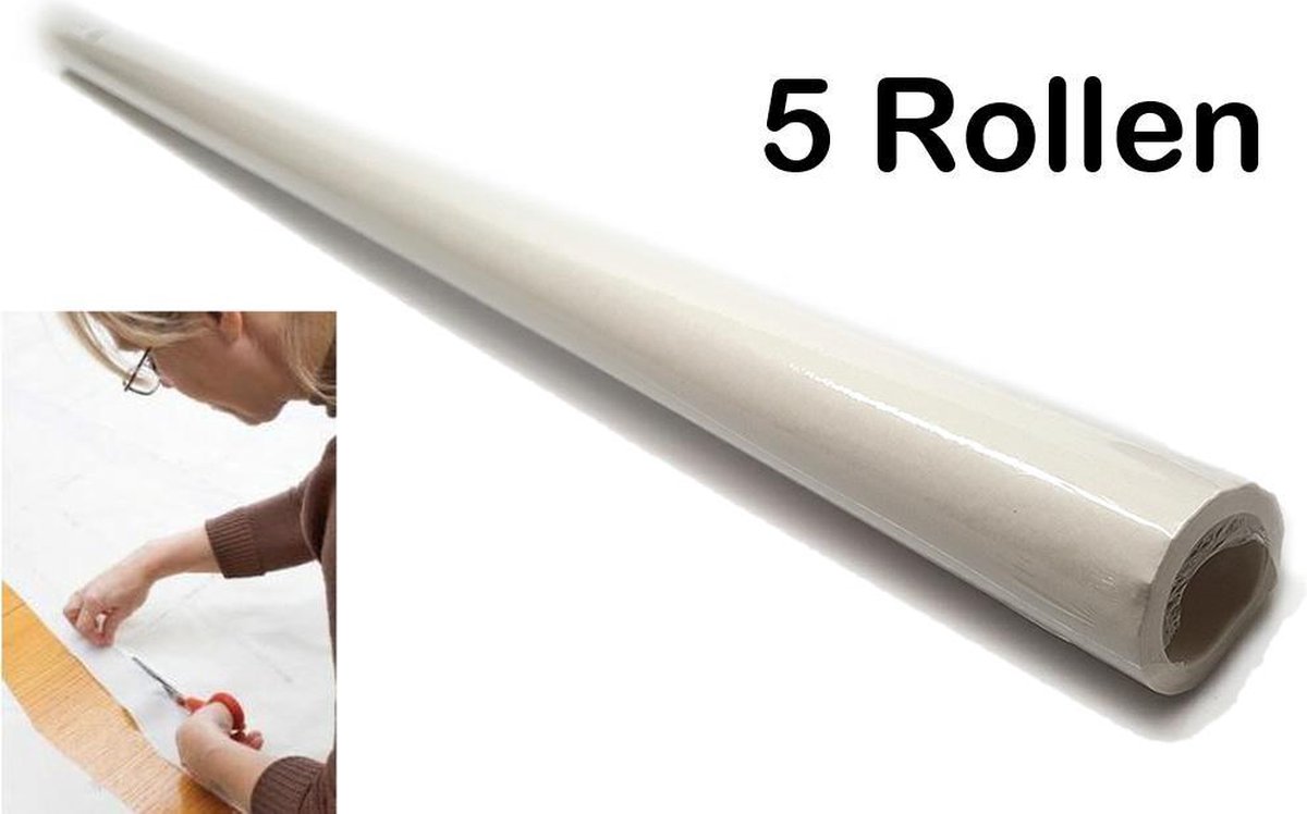 5 Rollen - Patroonpapier - overtrekpapier - Tekenpapier - 10 meter x ...