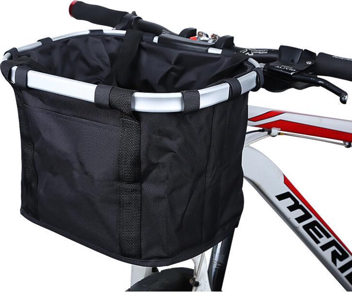 Multifunctionele Fietstas / Hondenfietsmand - Voor / Voorop Stuur - Fietsmand Hond - Zwart | bol.com