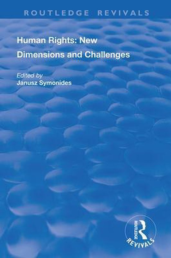 Human Rights: New Dimensions and Challenges | 9780367026332 | Boeken ...