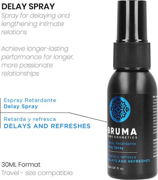 BRUMA - DELAY AND REFRESHES SPRAY 30 ML | STIMULEREND MIDDEL ...