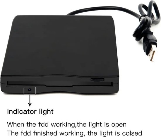 Floppy Disk Reader 3.5 ”Externe Draagbare 1.44 Mb 2hd Diskette Drive ...
