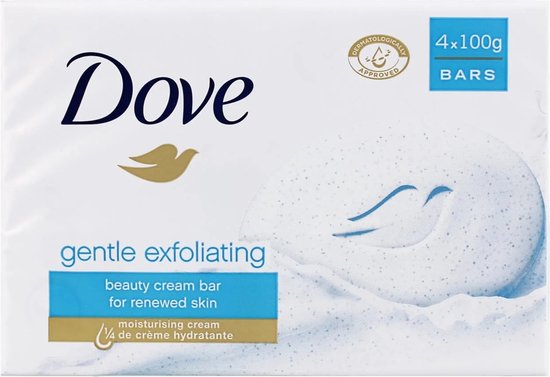 Dove - Zeeptablet - Gentle Exfoliating - 4x100g | bol